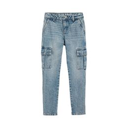 WE Fashion Cargojeans Jungen Gr&ouml;&szlig;e 140 blue denim