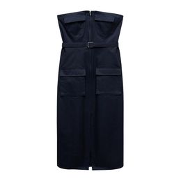 Mango Kleid 'ARMY' Damen Größe 40 navy Winterkleid