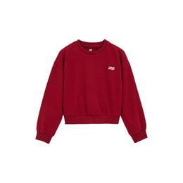 WE Fashion Sweatshirt M&auml;dchen Gr&ouml;&szlig;e 134/140 rot / wei&szlig;