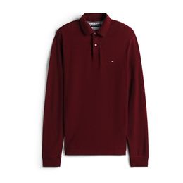Tommy Hilfiger Poloshirt '1985 REGULAR LS POLO' Herren Gr&ouml;&szlig;e L burgunder