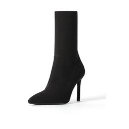 Bershka Stiefelette Damen Gr&ouml;&szlig;e 38 schwarz Winterschuhe