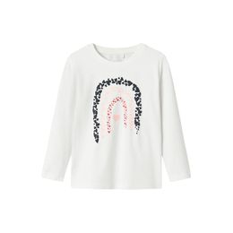 name it Shirt Mädchen Größe 116 rosa / rot / schwarz / weiß