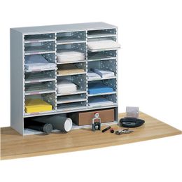 PAPERFLOW Postsortierstation, mit Großraumfach, 18 Fächer