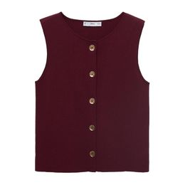 Mango Knitted Vest 'YOLANDO' female Red size L