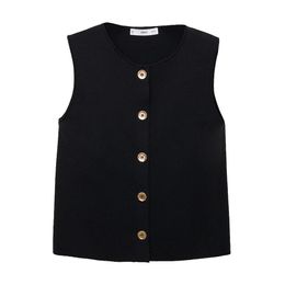 Mango Strickweste 'YOLANDO' Damen Gr&ouml;&szlig;e S schwarz