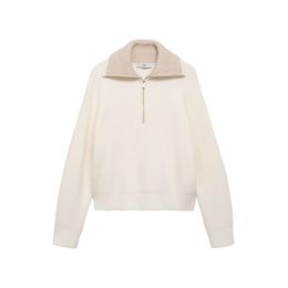 Mango Pullover 'RIZON' Damen Gr&ouml;&szlig;e M greige / hellgrau
