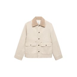 Mango Between-Season Jacket 'Newrio' female Beige size M