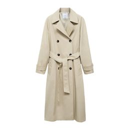Mango Between-Seasons Coat 'ANGELA' female Beige size M