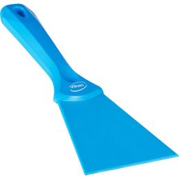 vikan Handschaber mit Nylonblatt, Breite 100 mm, VE 10 Stk, blau