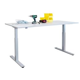eurokraft basic Arbeitstisch, elektrisch höhenverstellbar, Höhe 680 - 1180 mm, HPL-Platte, BxT 1600 x 800 mm