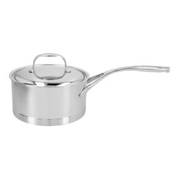 Demeyere Atlantis 7 Stieltopf mit Deckel 18 cm, 18/10 Edelstahl, Silber