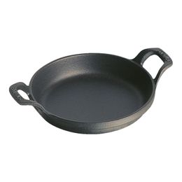 Staub Specialities Ofenform 20 cm, rund, Schwarz, Gusseisen