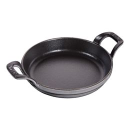 Staub Specialities Ofenform 16 cm, rund, Graphit-Grau, Gusseisen