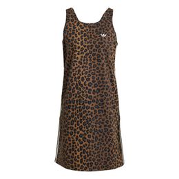 adidas originals Kleid Damen Größe 50/52 braun / dunkelgrau / schwarz / weiß Winterkleid