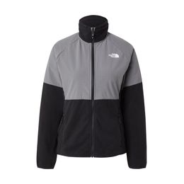 The North Face Funktionsfleecejacke 'GLACIER' Damen Gr&ouml;&szlig;e XS grau / schwarz / wei&szlig;