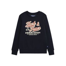 Jack & Jones Jack & Jones Junior Sweatshirt Jungen Gr&ouml;&szlig;e 128 nachtblau / rostbraun / wei&szlig;