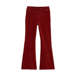 WE Fashion Leggings M&auml;dchen Gr&ouml;&szlig;e 122 rot / dunkelrot