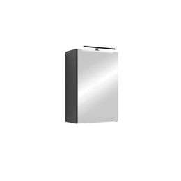ByLiving Spiegelschrank SPREE, Breite 40 cm, anthrazit, LED Beleuchtung
