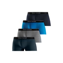 Bruno Banani Boxershorts Herren Gr&ouml;&szlig;e M blau / nachtblau / graumeliert / schwarz