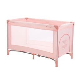 Kikkaboo Reisebett so gifted eine Ebene, weiche Matratzenauflage, Seiteneingang rosa pink