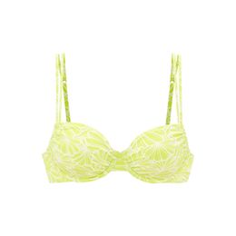 Venice Beach Bikinitop Damen Gr&ouml;&szlig;e 75 limette / wei&szlig;