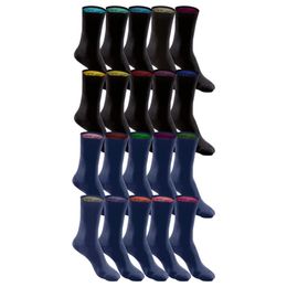H.I.S. H.I.S Socken Herren Gr&ouml;&szlig;e 43/46 blau / schwarz