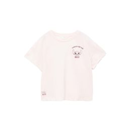 Mango Kids T-Shirt 'STIBEST' M&auml;dchen Gr&ouml;&szlig;e 152 rosa / burgunder / wei&szlig;