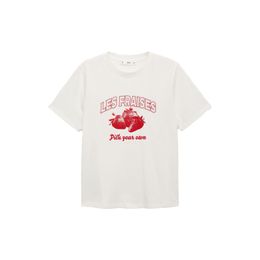 Mango T-Shirt ' FRUIT' Damen Gr&ouml;&szlig;e XS rot / wei&szlig;