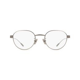 Moncler ME1007TD Brille Unisex | Fassung: Vollrand, Rund, Grau Gl&auml;nzend