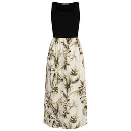 Cloud5ive Kleid Damen Größe 38 oliv / schwarz / weiß Winterkleid