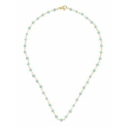 Gemshine Kette 'Labradorit' Damen Gr&ouml;&szlig;e One Size gold / jade