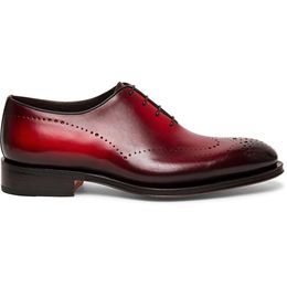 Santoni Men's leather Oxford shoe - Gr. UK_10_5 - in Wei&szlig;