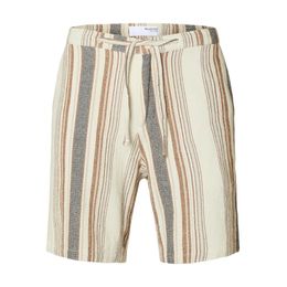 Selected Hose 'REGSAL' Herren Gr&ouml;&szlig;e 33 creme / braun / graumeliert