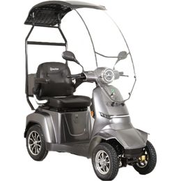 Elektromobil GreenStreet "E-Mover Deluxe", grau (dunkelgrau), ElektromobileB:72cm H:105cm L:169cm, mit 60V/26Ah Li-Ion-Akku, inkl. Topcase und Dach, B:72cm H:105cm L:169cm