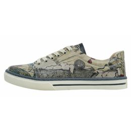 Sneaker DOGO "Classic Schn&uuml;rsneaker Le Parisien Damen Sneaker", Damen, Gr. 38, beige (natur), Schuhe Sneaker, Handgefertigt