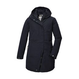 G.I.G.A. by Killtec Parka "GW 41 WMN PRK", Damen, Gr. 34, blau (navy), Oberstoff: 88% Polyester, 12% Baumwolle, Futter: 100% Polyester, Wattierung: 100% Polyester, G.I.G.A. DX BY KILLTEC, Jacken, Trendiger Damenparka, warm, wasserabweisend, winddicht, atmungsaktiv