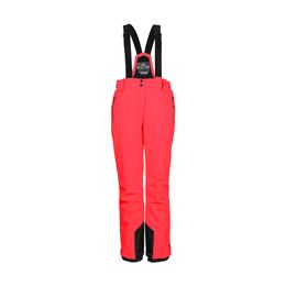 Skihose Killtec "KSW 249 WMN SKI PNTS", Damen, Gr. 42, Normalgrößen, orange (koralle), Oberstoff: 100% Polyester, Futter: 100% Polyester, Wattierung: 100% Polyester, Hosen, Wasser- und winddicht, abnehmbare Träger, verstellbare Taille