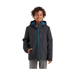 Outdoorjacke Killtec "KOW 159 BYS JCKT", Jungen, Gr. 128, schwarz, Oberstoff: 100% Polyester, Futter: 100% Polyester, Füllung: 100% Polyester, Jacken, Wasser- und winddichte Kids Winterjacke mit Fleece-Futter