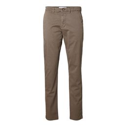 Selected Chinohose 'New Miles' Herren Gr&ouml;&szlig;e 34 braun / schoko