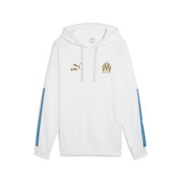 Puma Sportsweatshirt 'Olympique de Marseille King' Herren Gr&ouml;&szlig;e L blau / gold / wei&szlig;