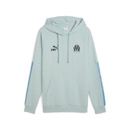 Puma Sportsweatshirt 'Olympique de Marseille King' Herren Gr&ouml;&szlig;e M royalblau / anthrazit / mint / schwarz