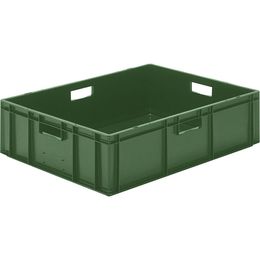 Euro-Format-Stapelbehälter, Wände und Boden geschlossen, LxBxH 800 x 600 x 210 mm, grün, VE 2 Stk kaiserkraft