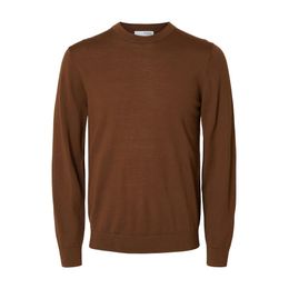 Selected Pullover 'SLHTRAY' Herren Gr&ouml;&szlig;e L braun