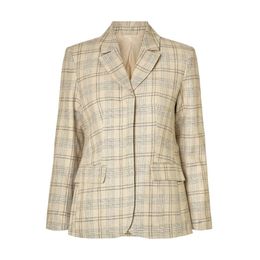 Selected Blazer 'SLFFITTET GAJO' Damen Größe 38 sand / navy / schwarz