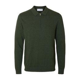 Selected Pullover 'SLHBERG' Herren Gr&ouml;&szlig;e S tanne