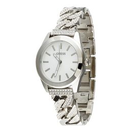 Guess Uhr 'Serena' Herren Gr&ouml;&szlig;e One Size silber / transparent / wei&szlig;