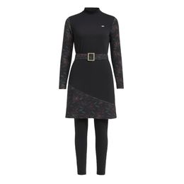 C&City Hijab Badeanzug Damen Gr&ouml;&szlig;e XXL blau / gelb / pink / schwarz