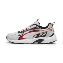 Puma Sneaker 'Milenio' Herren Gr&ouml;&szlig;e 47 hellgrau / rot / schwarz / silber