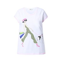 Angel of Style T-Shirt Damen Gr&ouml;&szlig;e 10XL gr&uuml;n / pink / wei&szlig;