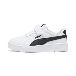 Puma Sneaker 'Court Classic' Jungen Gr&ouml;&szlig;e 33 schwarz / wei&szlig;